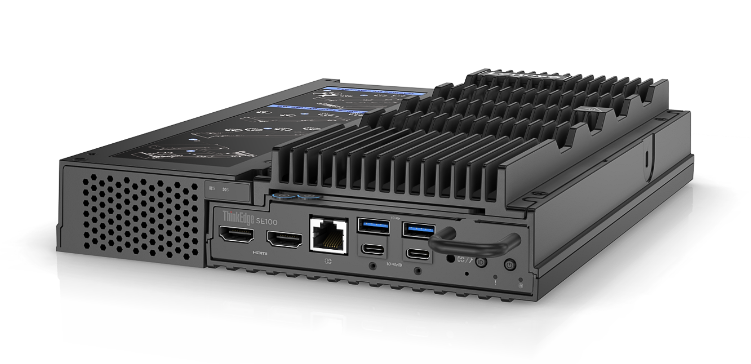 Lenovo quiere llevar la IA empresarial a cualquier entorno con el ThinkEdge SE100 #MWC25