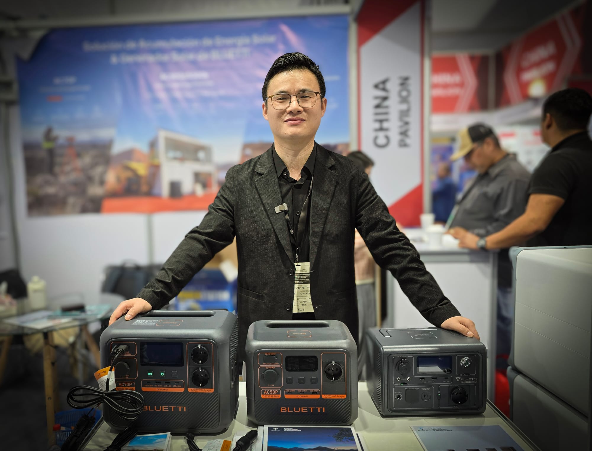 Bruce Liu, director de ventas de BLUETTI: “Expomin es una plataforma ...