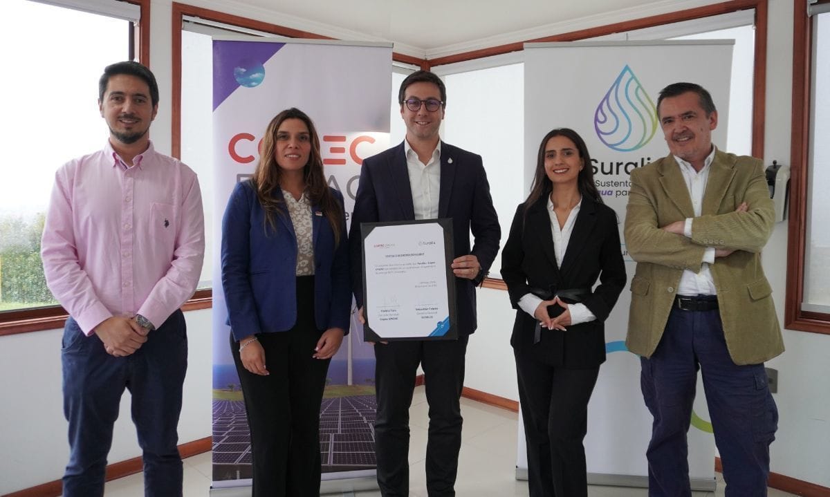 Suralis firma contrato de suministro eléctrico 100% renovable con Copec ...
