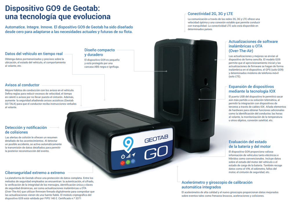Optimiza la gestión de flotas con el GO9 de Geotab: Precisión y ...