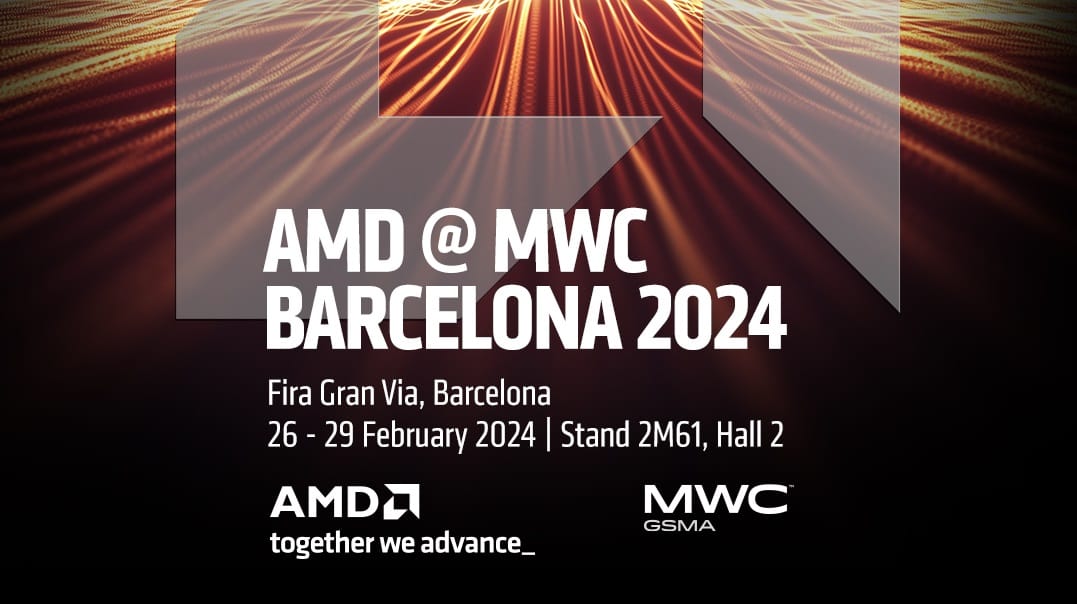 MWC24: AMD mostrará nuevas soluciones de telecomunicaciones en 5G, 6G, vRAN y OpenRAN